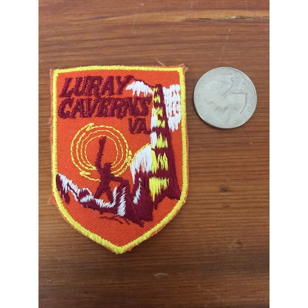 Accessories | Vtg Luray Caverns Virginia Explorer Guiding Light Orange ...